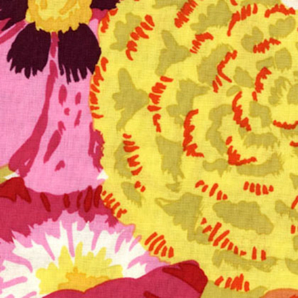 Kaffe Fassett GP69 Bekah Orange Cotton Fabric By The Yard
