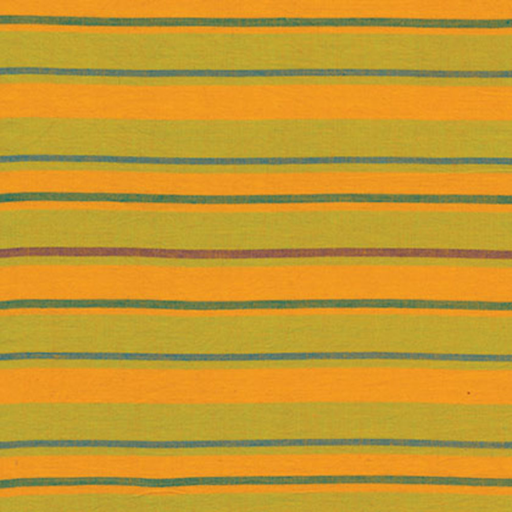 Kaffe Fassett Alternating Stripe Yellow Woven Cotton Fabric By The Yard