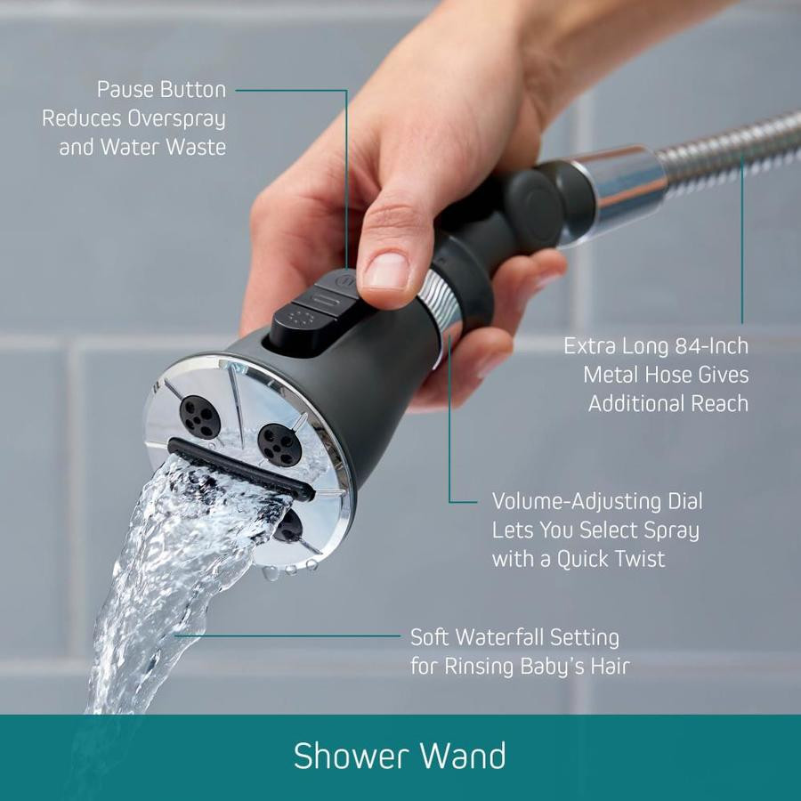 Peerless 76455 Sidekick Shower System 8-Spray Fixed & Handheld ...