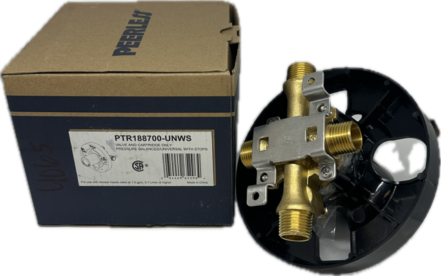 Peerless PTR188700-UNWS 1/2-in ID Compression x 1/2-in OD Compression ...