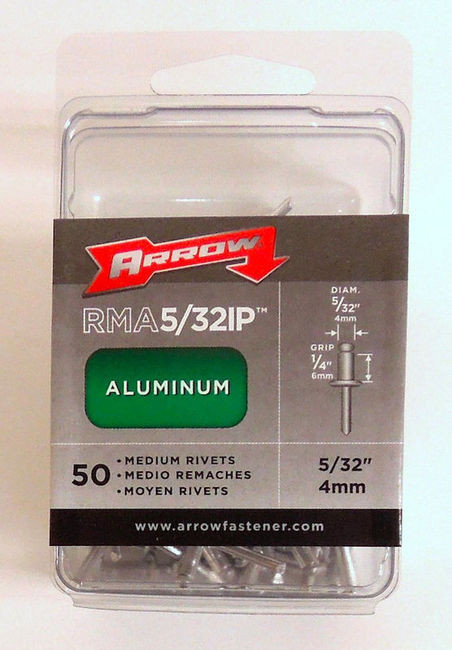 RMA5/321P 5/32" 4mm Aluminum Rivets 50 pack - Flying Bulldogs, Inc.