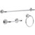 SLV63PC Silverton 3 Piece Bath Hardware Set Chrome Finish