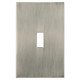 Allen + Roth W27273-SN Linden Satin Nickel Single Switch Cover Plate