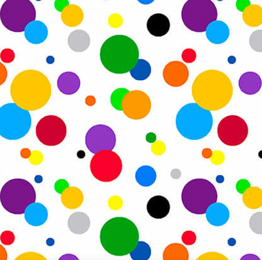 Blank Quilting Nitty Gritty Dots White/Multi Fabric By The Yard ...