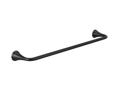 Delta 73324-BL Kayra 24" Bath Towel Bar Flat Black Finish - Flying ...