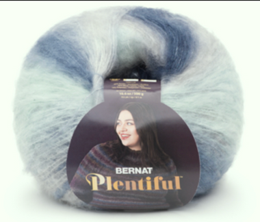 Bernat Plentiful Big Ball Surf Wool Blend Knitting & Crochet Yarn ...