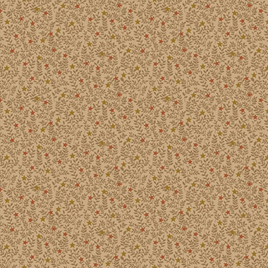Henry Glass Cavalier Crows Star Vines Tan Cotton Fabric By The Yard ...