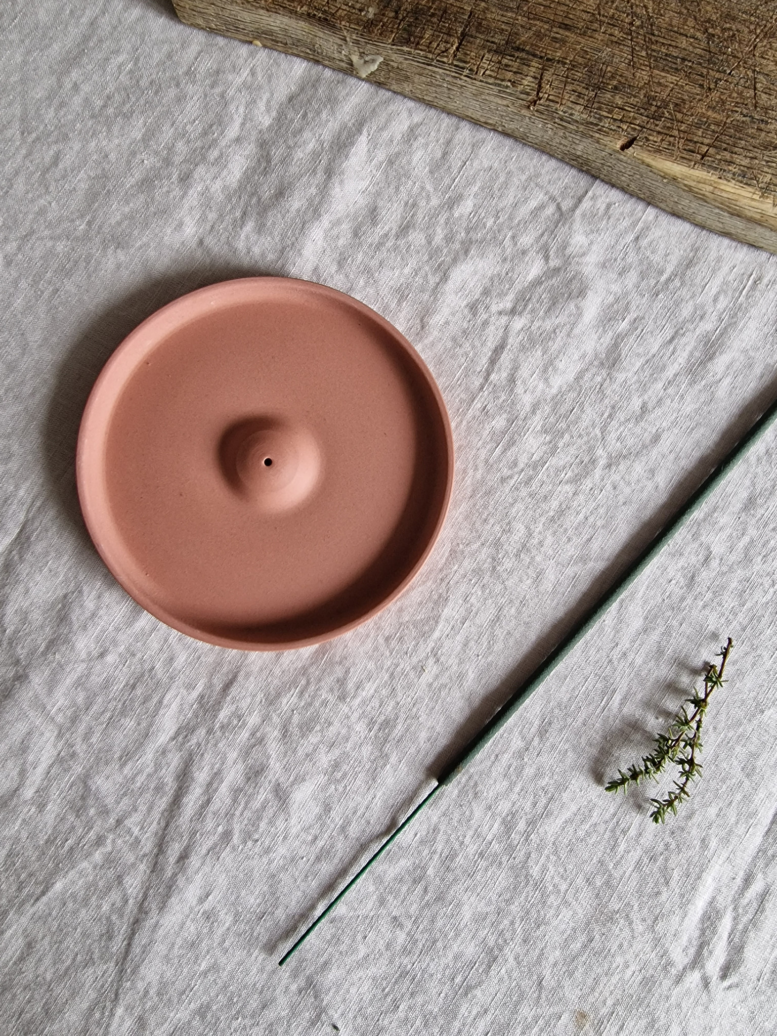 Ceramic Incense Plate - Terracotta by Heaven Scent - Heaven Scent ...