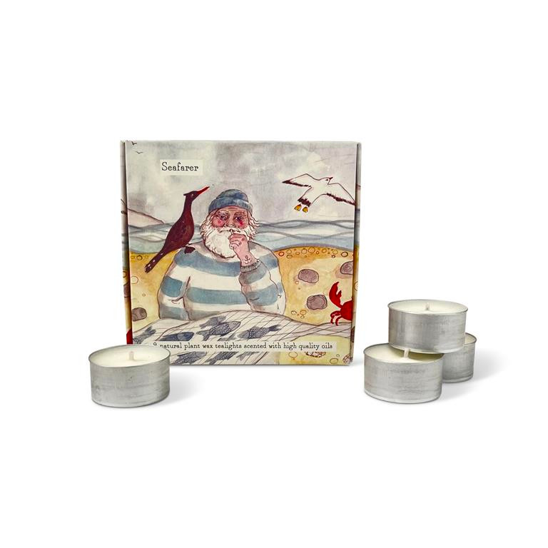 Seafarer Illustrated 9 Aluminium Tealights by Heaven Scent - Heaven ...