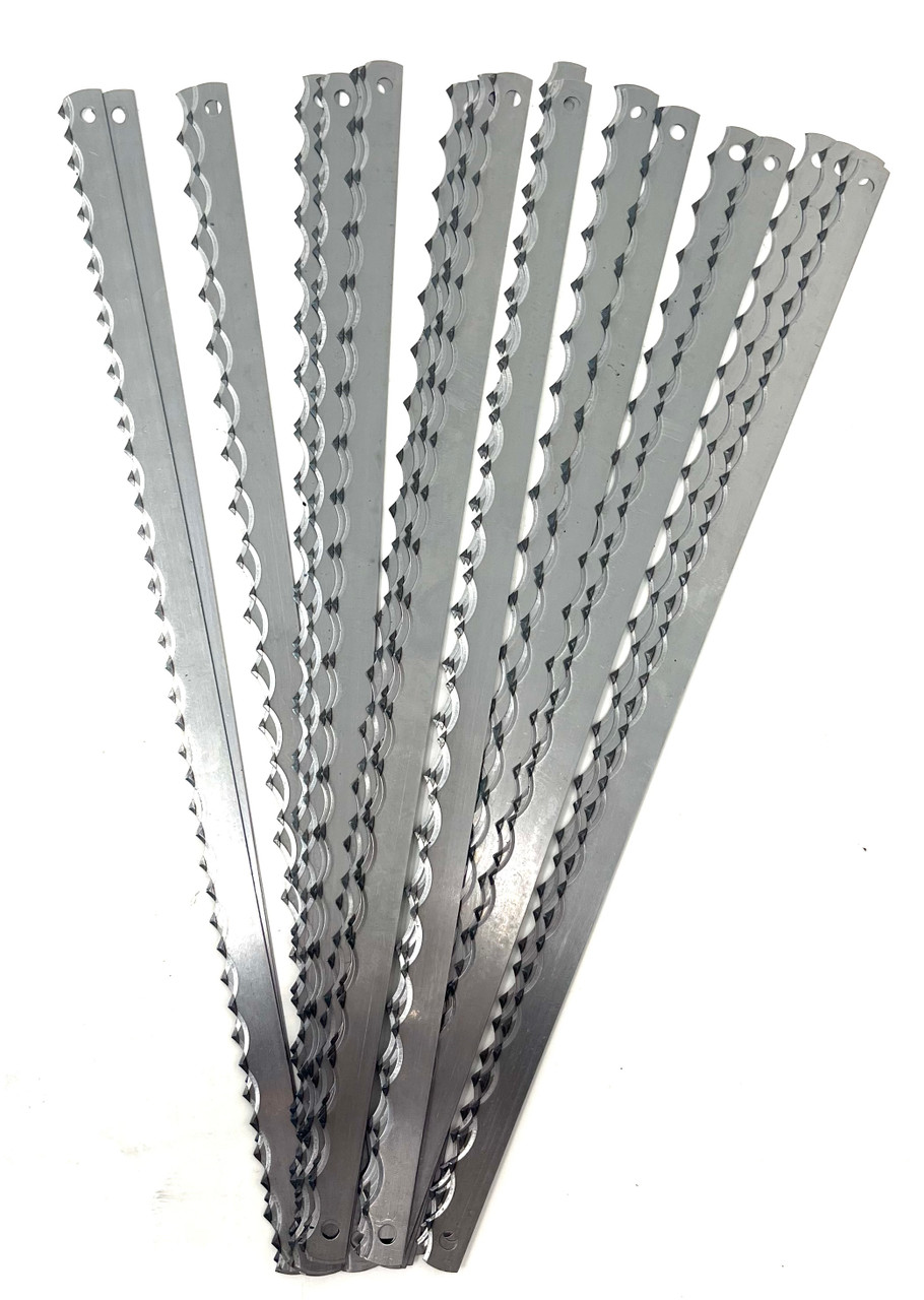32 Pc. Set Scallop Edge Blades for Oliver Machines