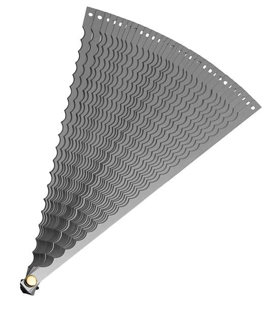 32 Pc. Set Scallop Edge Blades for JAC Machines