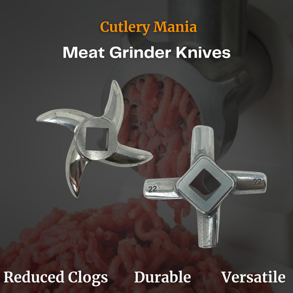 #32 Meat Grinder Knife - Curved (Stainless Steel)