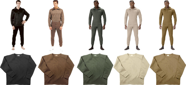 ECWCS Military Fleece Thermals Extra Warm Winter Underwear Long Johns ...