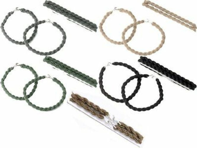 Military Blousing Garters Boot Bands Uniform Elastic Stretch Set Loop Braid