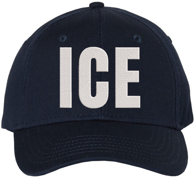 ICE Embroidered Baseball Cap | Immigration & Custom Enforcement Hat for ...