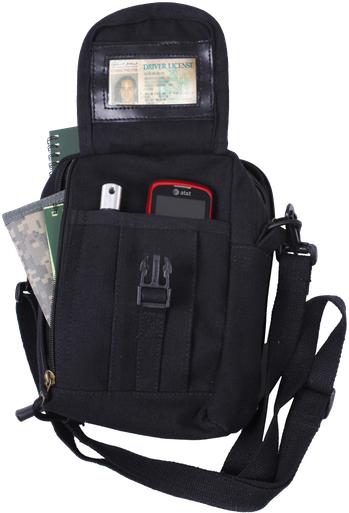Heavyweight Classic Canvas Passport Travel Pouch Crossbody Utility ...