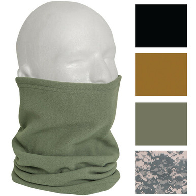 Polar Fleece Military Neck Gaiter Warmer Cold Weather Cover Scarf Guard ...