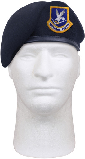 Midnight Blue Inspection Ready Beret USAF Defensor Fortis US Air Force ...