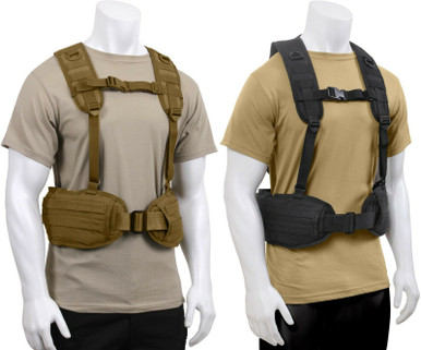 Tactical MOLLE Padded Law Enforcement Police Battle Belt & Load Bearing ...