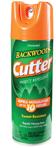 Cutter Unscented 10 Hour Insect Repellent Water Resistant Bug Spray Can ...