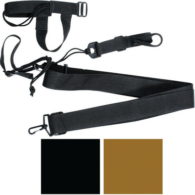 Safety 3 Point Tactical Rifle Sling Metal Clips Quick Adjust Gun Strap ...
