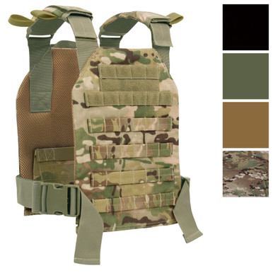 Low Profile Plate Carrier Vest Tactical Adjustable Combat Modular Military