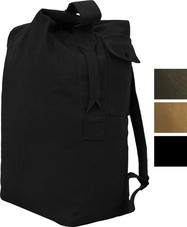 Top Load Canvas Duffle Backpack Tactical Nomad Duffel Bag 24" x 12" x 8 ...