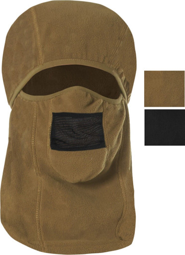 Fleece Hinged Vented Balaclava One Hole Winter Cold Weather Ski Full ...