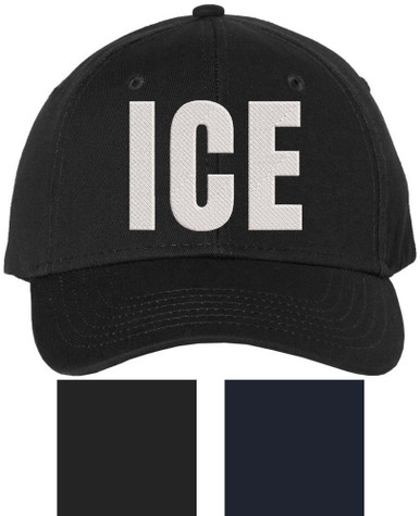ICE Embroidered Baseball Cap | Immigration & Custom Enforcement Hat for ...