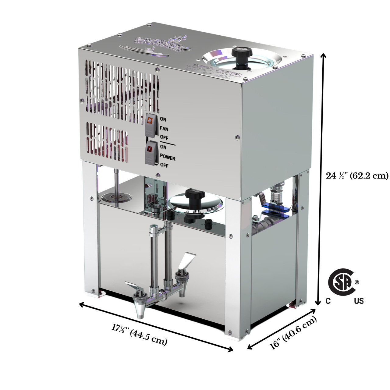 Precision "River" 8 Gallon per Day Automatic Water Distiller with 5 ...