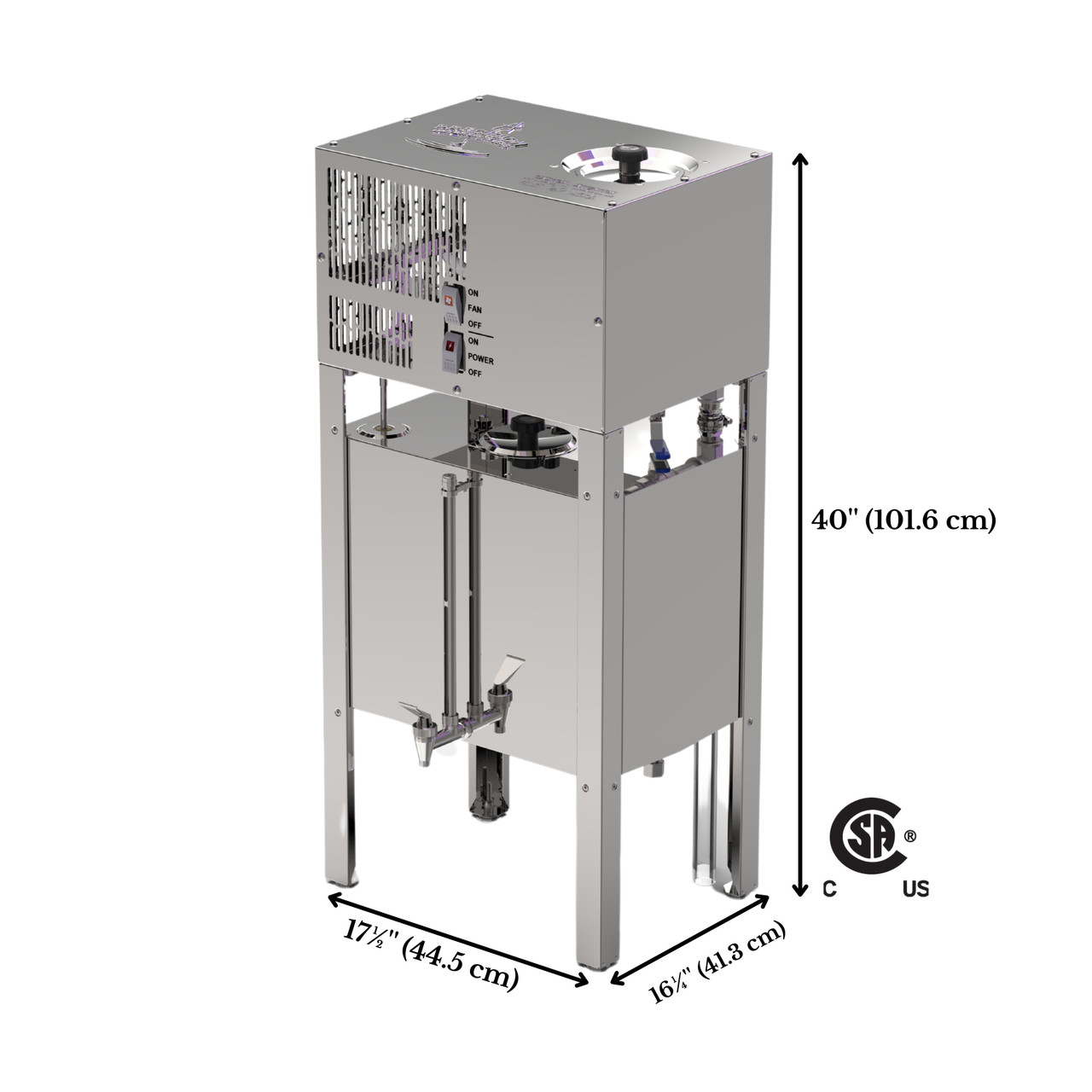 Precision "Lake" 8 Gallon per Day Automatic Water Distiller with 8 ...