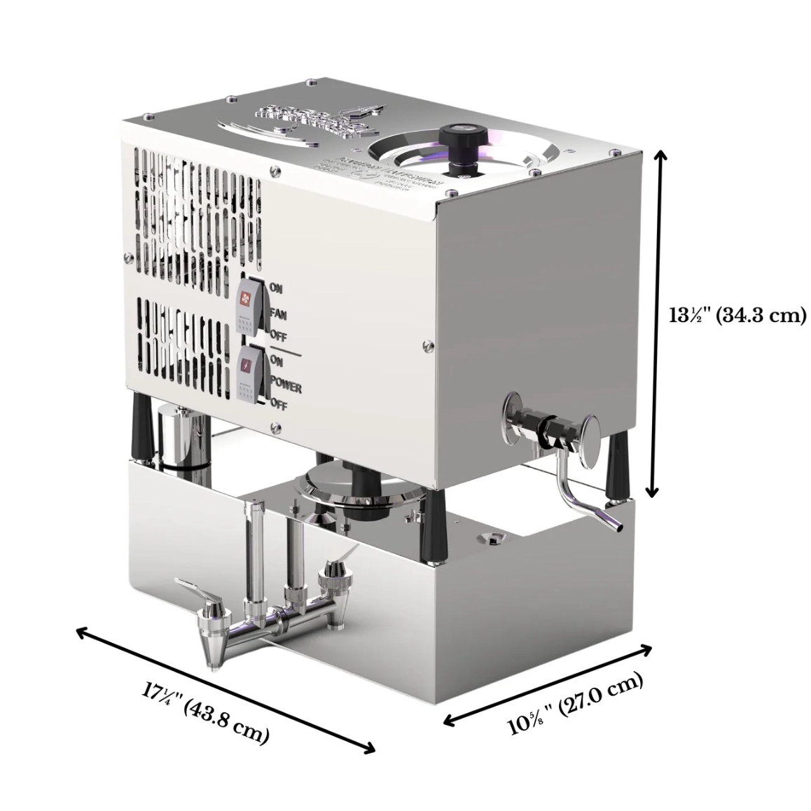Precision "Stream" 8 Gallon per Day Manual Fill Water Distiller with 3 ...