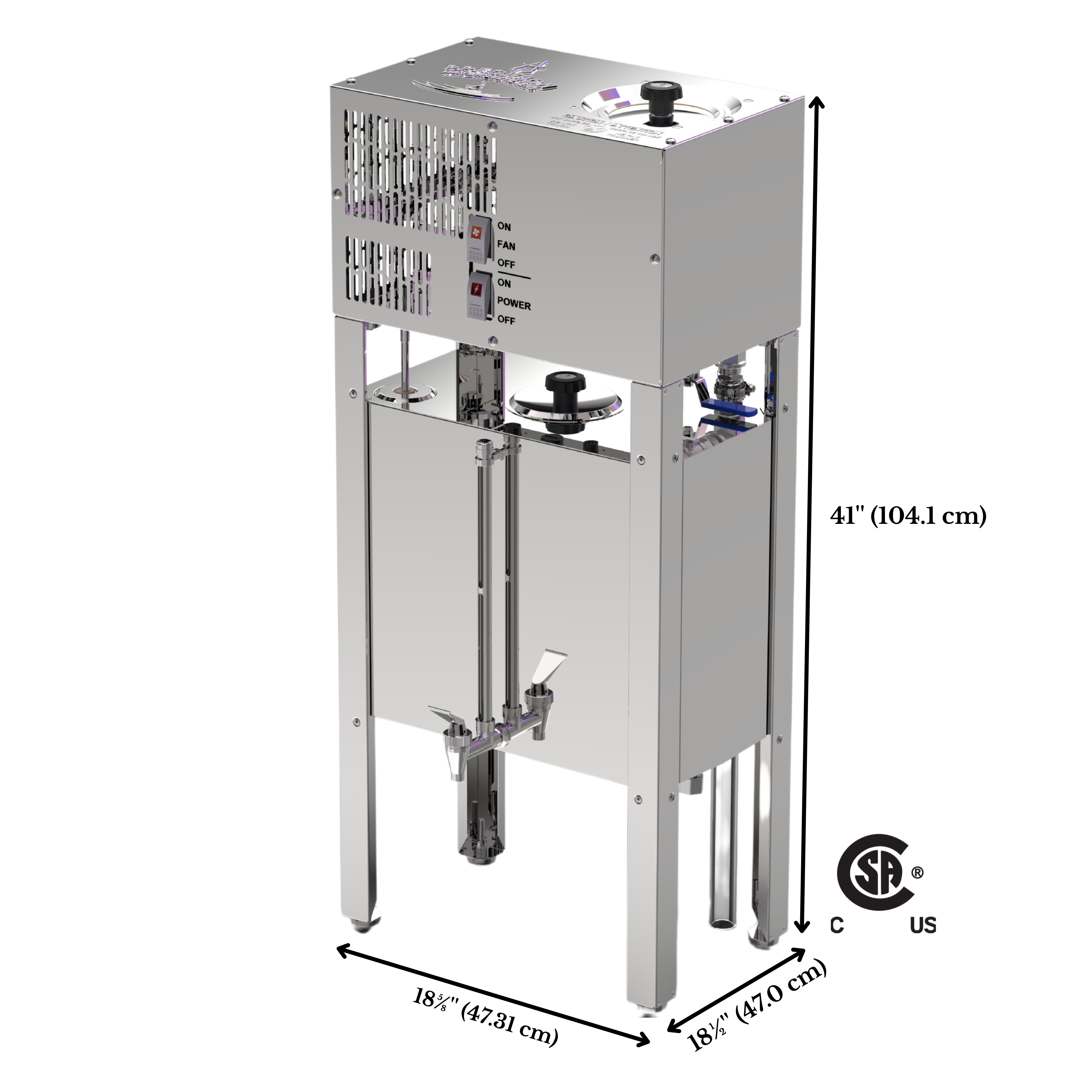 Precision Gulf 12 Gallon per Day Automatic Water Distiller with 12 ...