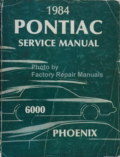 Pontiac Service Manuals Original Shop Books | Factory Repair Manuals