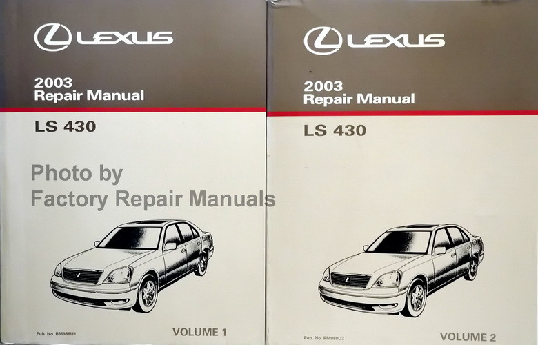 Lexus Service Manuals Shop Repair Books | Factory Repair Manuals
