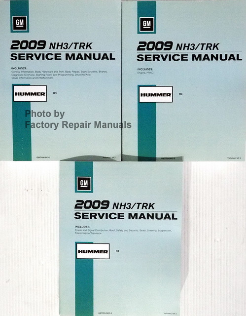 GM - Hummer - H3 - Factory Repair Manuals