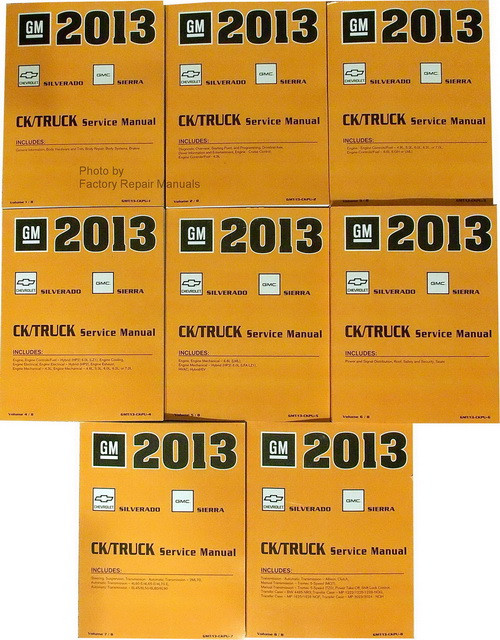 GM - Chevrolet - Silverado 2500 HD - Page 1 - Factory Repair Manuals