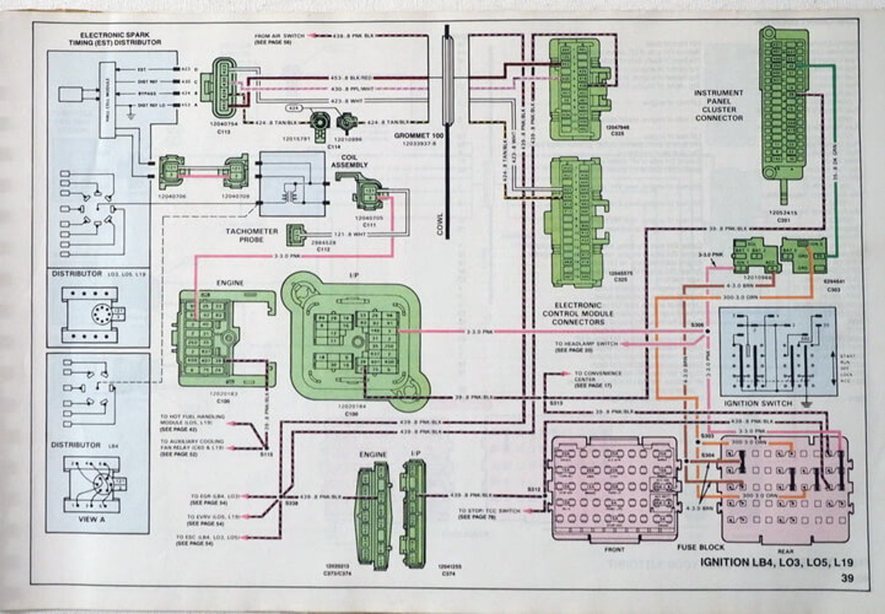 1989 Chevy C K Pickup Electrical Diagnosis and Wiring Diagrams Manual - Factory Repair Manuals