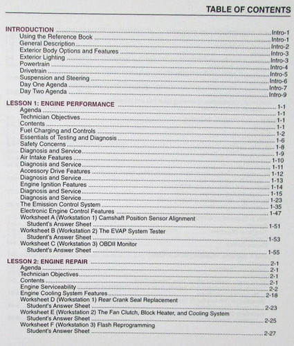 1997 Mercury Mountaineer New Model Training Reference Book - Factory Repair Manuals