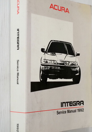 1992 Acura Integra Service Manual