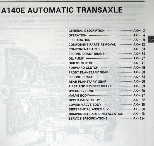 1994-2001 Toyota Camry Celica GT Solara 4 Cyl Automatic Transmission ...