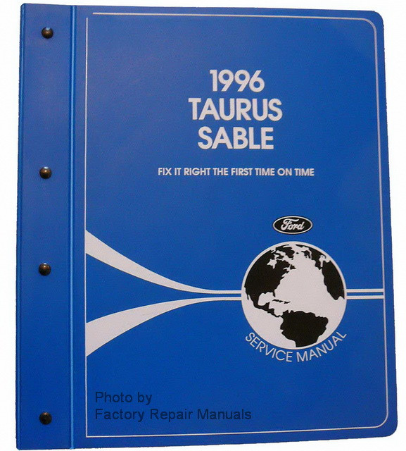 1996 Ford Taurus and Mercury Sable Factory Service Manual Original Shop ...