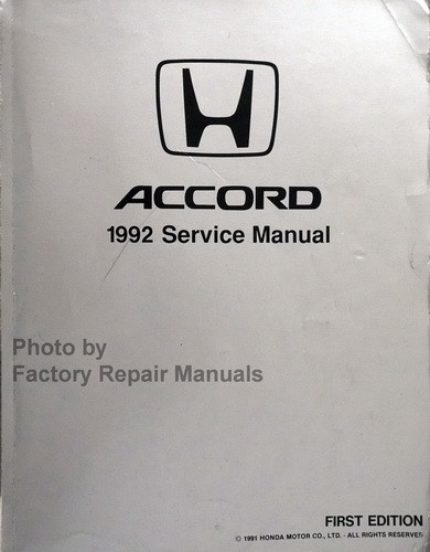 Honda Accord Service Manuals