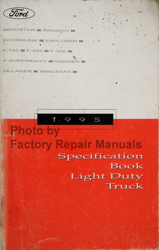 Ford Service Manuals Shop Repair Books | Factory Repair Manuals