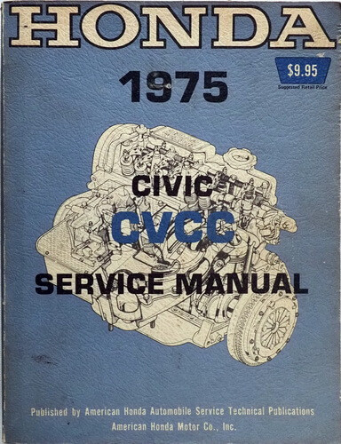 Honda Service Manuals Original Shop Books | Factory Repair Manuals