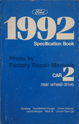 Ford Service Manuals Shop Repair Books | Factory Repair Manuals