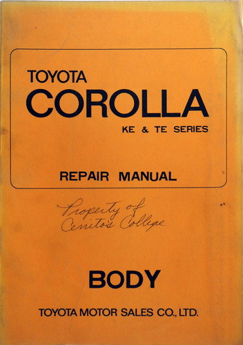 Toyota Service Manuals Shop Repair Books | Factory Repair Manuals