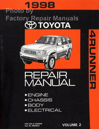 1993 Toyota 4Runner Electrical Wiring Diagrams Original Manual ...
