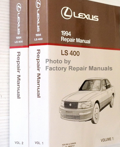 1994 Lexus LS400 Factory Service Manual Set LS 400 Original Shop Repair ...