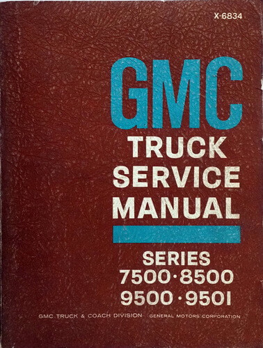 GMC Truck Service Manuals Original Shop Books | Factory Repair Manuals